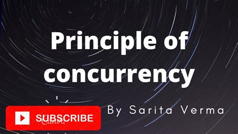 principle of concurrency operating system sarita academy youtube
