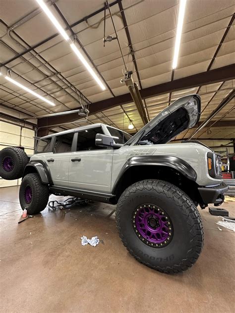 39 BFG KO2 Tires RPG Coil Spring Perch Collars On Bronco Raptor