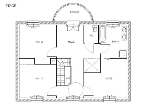 Plan maison 60m2 2 chambres sans garage Idées de travaux