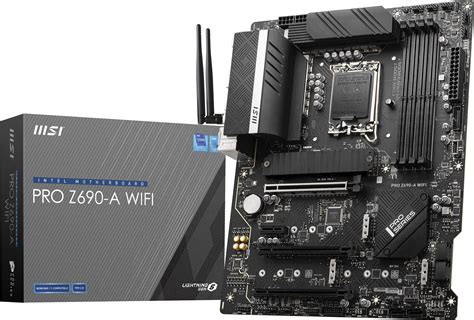 MSI PRO Z690 A WIFI Socket LGA 1700 Intel Z690 ATX DDR5 Wi Fi 6E
