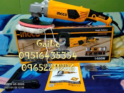 Ingco W Angle Polisher Commercial Industrial Construction