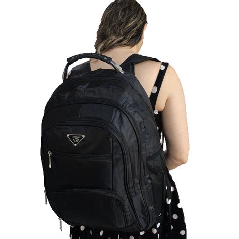 Mochila Feminina Escolar Grande Resistente Alça Cabo Macio Mochila