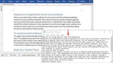 extract text from word documents in java