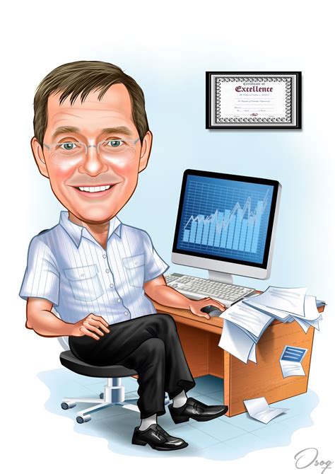 Office Cartoon Portraits Office Cartoon Work Cartoons Caricature