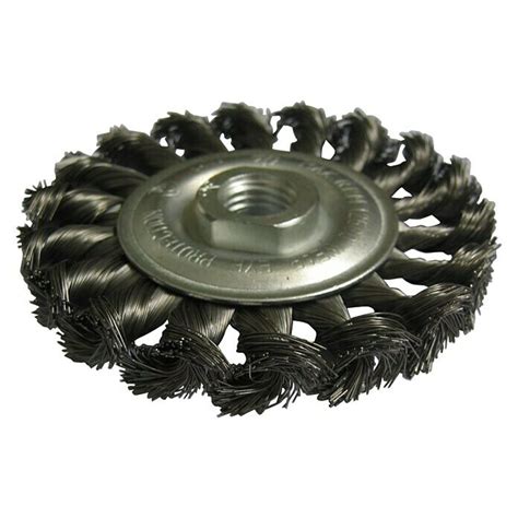 Craftomat Cepillo de disco de alambre Alambre trenzado Diámetro 115