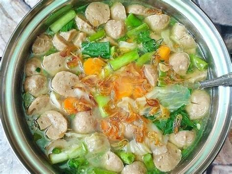 Resep Sayur Sop Bakso Sayur Sop Bening Merupakan Salah Satu Masakan