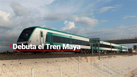 AMLO estrenó el Tren Maya El Presidente viajó desde Campeche a