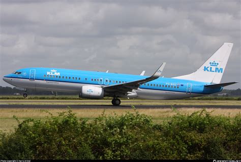 PH BXG KLM Royal Dutch Airlines Boeing 737 8K2 WL Photo By Harry
