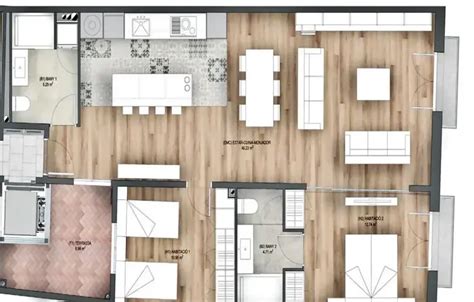 Cómo distribuir una casa rectangular de manera eficiente