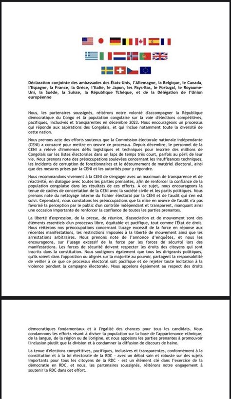 SERGE KAMBA On Twitter RT CongoVrai Vous USEmbKinshasa UEenRDC
