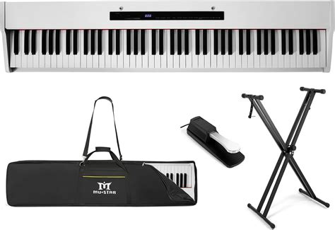 MUSTAR Digital Piano 88 Weighted Keys Keyboard Full Size 88 Key Piano