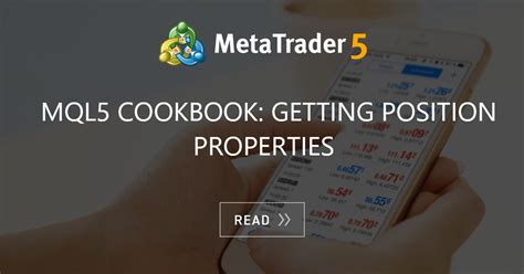 MQL5 Cookbook Getting Position Properties MQL5 Articles