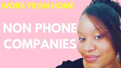 14 Non Phone Remote Jobs Non Phone Part Time Remote Jobs YouTube