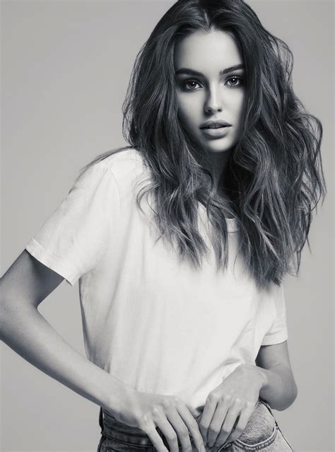 Beautiful Polina Leonova In Black And White Polinaleonova