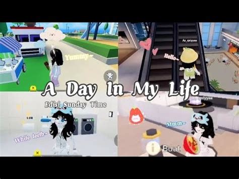 A Day In My Life Edisi Sunday Time ROBLOX INDONESIA By