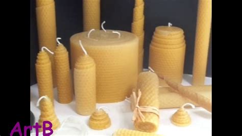 C Mo Hacer Velas De Cera De Abeja Diy Youtube