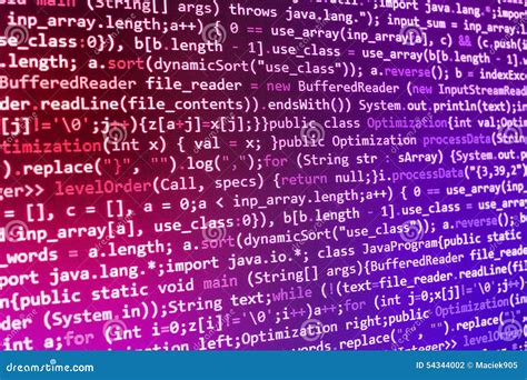 programming coding source code screen stock illustration illustration of display concept