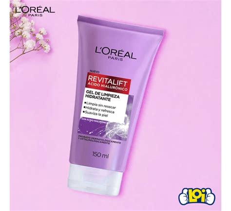 Gel De Limpieza Facial L Oréal París Revitalift con Ácido Hialurónico