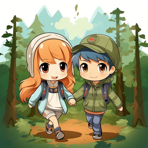 Niedliche Anime Paar Ausmalbilder Ausmalbilder Mimi Panda
