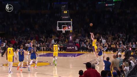 Austin Reaves Puts The Moves On Steph Hits Half Court Shot Youtube