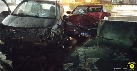 Motorista avança sinal vermelho e provoca grave colisão em Tijucas