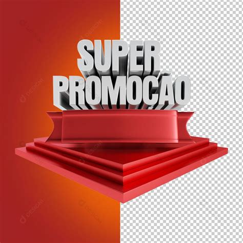 Super Promoção Selo 3D PNG Transparente Sem Fundo Promoção png Png