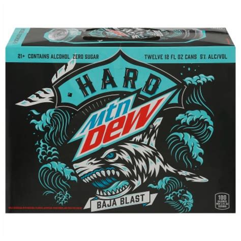 Hard Mountain Dew Baja Blast Seltzer Cans Fl Oz Kroger
