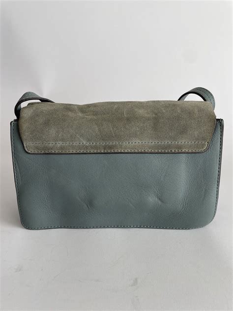 Chlo Calfskin Suede Mini Chain Faye Shoulder Bag Clo Gem