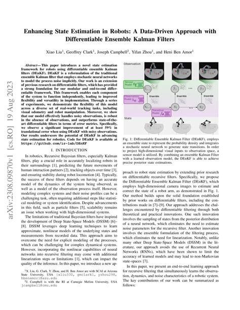 enhancing state estimation in robots a data driven approach with differentiable ensemble kalman