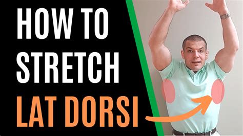 Tight Lats 3 Ways To Stretch Tight Lat Dorsi Muscles