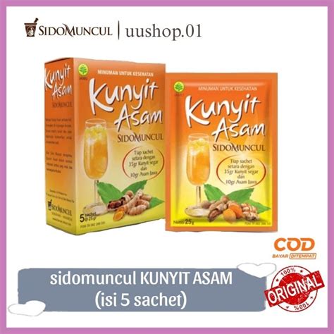 Jual Jamu Sidomuncul Kunyit Asam Isi 5 Bungkus Shopee Indonesia