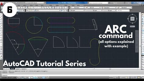 How To Draw Arc In AutoCAD All Types Explained YouTube
