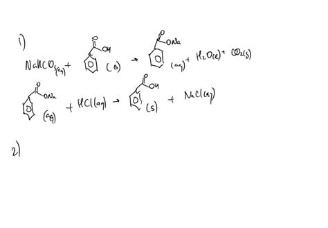 SOLVED 1 Write Balanced Reaction Equations For The Reactions Involved