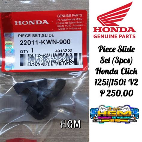 PIECE SET SLIDE HONDA CLICK 125i 150i V1 V2 125i V3 ADV 150 PCX