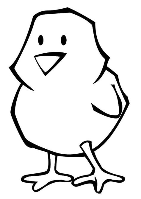 Dibujo Para Colorear Pollito Img 19490