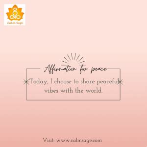 101 Powerful Affirmations For Inner Peace This Shall Too Pass