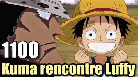 Kuma Rencontre Luffy One Piece 1100 REVIEW YouTube