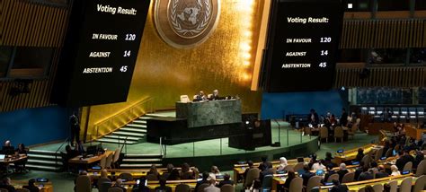 Asamblea General de la ONU aprueba una resolución sobre Gaza que pide