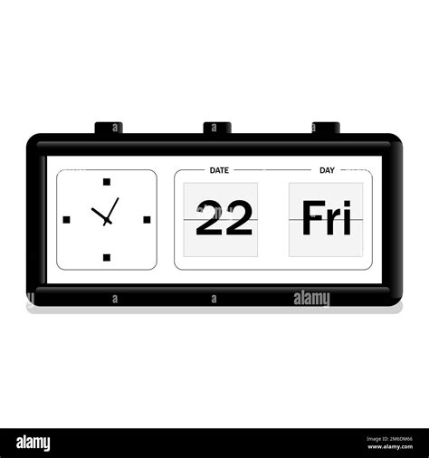 Vector Illustration For Square Vintage Clock Retro Clock Timer Clock