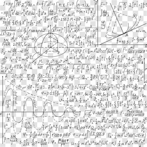 Mathematics Euclidean Vector Formula Paper Black And White Math