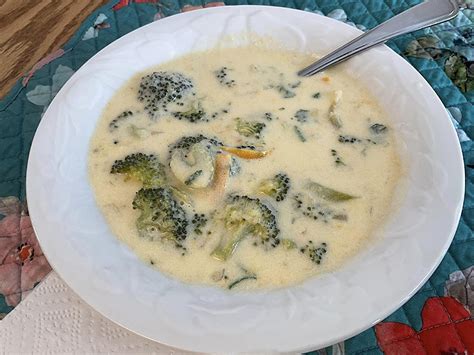 Crème de brocoli et cheddar Recettes de Pépére