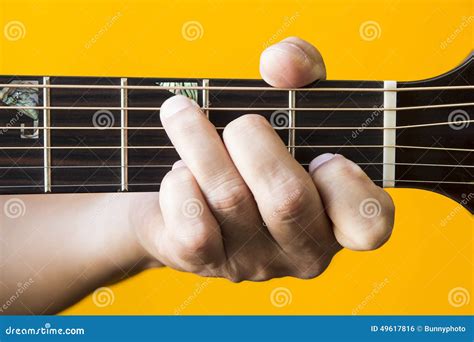 C Major Chord On Guitar Stock Photo Image Of Major Acoustic