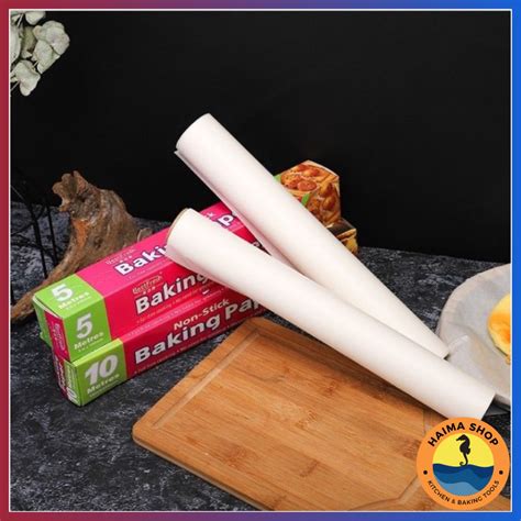 Jual Baking Paper Kertas Baking Kertas Roti Alas Roti Silicone Oil