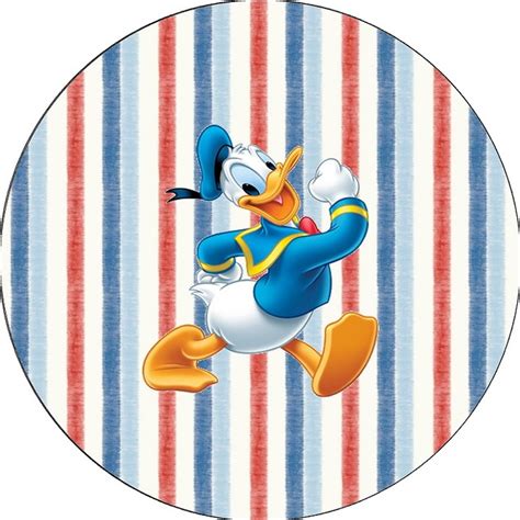 Painel Sublimado Redondo Pato Donald X Elo