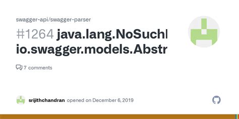 Java Lang NoSuchMethodError Io Swagger Models AbstractModel