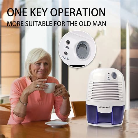 COYCYQI Deshumidificador pequeño adaptador 12V3A 1200 pies cúbicos 215