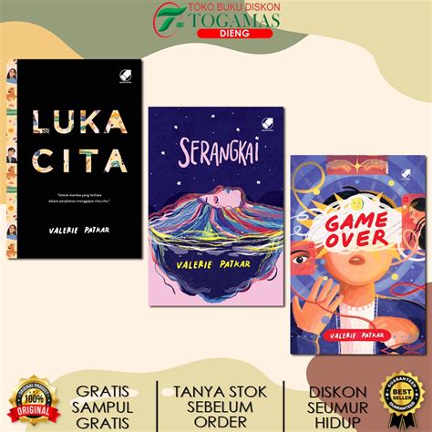 Jual NOVEL LUKA CITA SERANGKAI GAME OVER NONVERSATION KARYA VALERIE