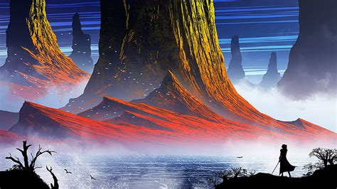 HD Wallpaper Sci Fi Landscape Wallpaper Flare