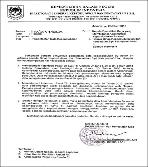 Contoh Surat Permohonan Pembatalan Keputusan Kpu Surat Permohonan