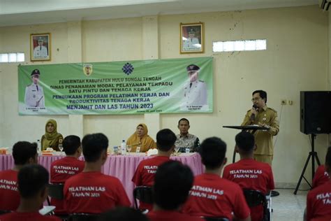 Pemkab HST Tingkatkan Kualitas SDM Melalui Pelatihan Jahit Dan Las